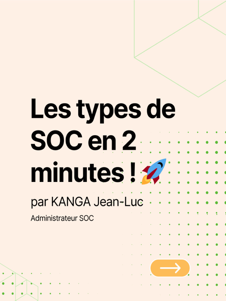 SOC Types en 2min | PDF