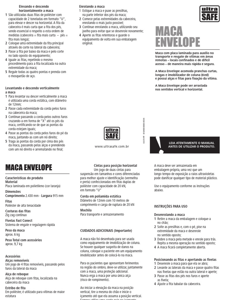 Manual Maca Envelope | PDF