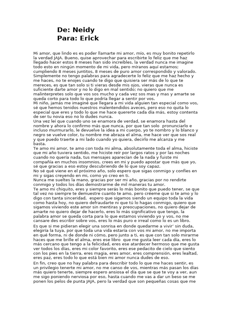 Carta de Neidy 3 | PDF