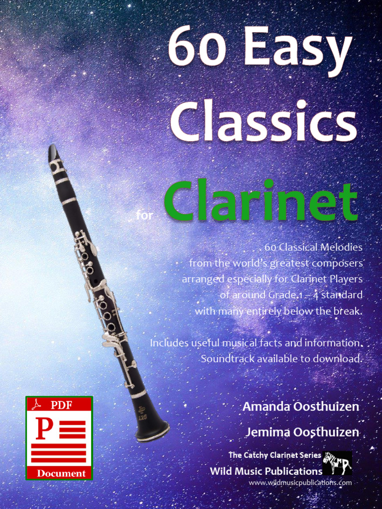60 Easy Classics For Clarinet Download | PDF