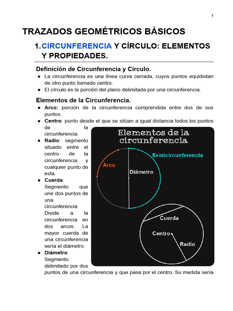 Tema 1 - Trazados geométricos básicos | PDF