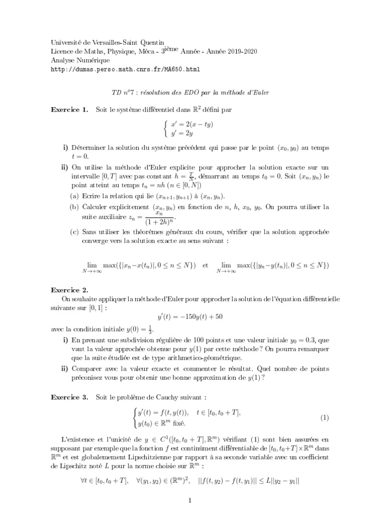 Ma650 2020 TD7 | PDF