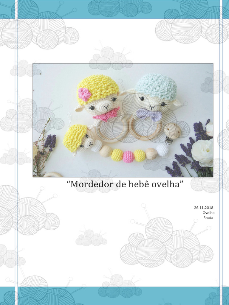 Chocalho Prendedor de Chupeta Ovelha Portugues | PDF