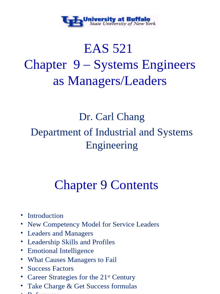 Chapter 9 - Engineers As Managers and Leaders - Cronk Edit | PDF