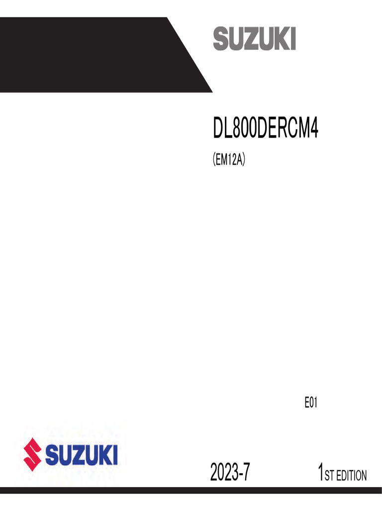 Suzuki - Dl800 2023 Euro III | PDF