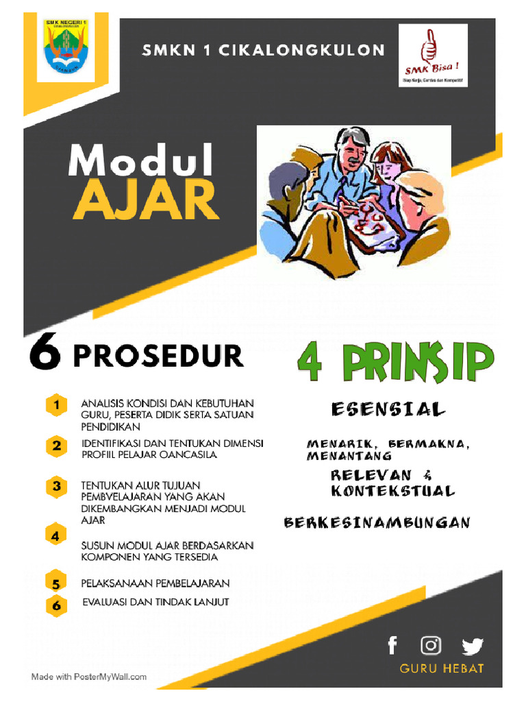 Poster Modul Ajar | PDF