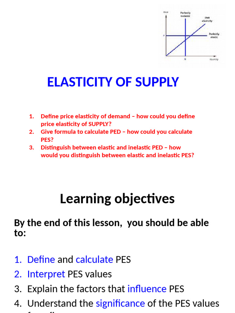 UFP 1.2.4 Elasticity of Supply TEAMS | PDF | Elasticity (Economics ...