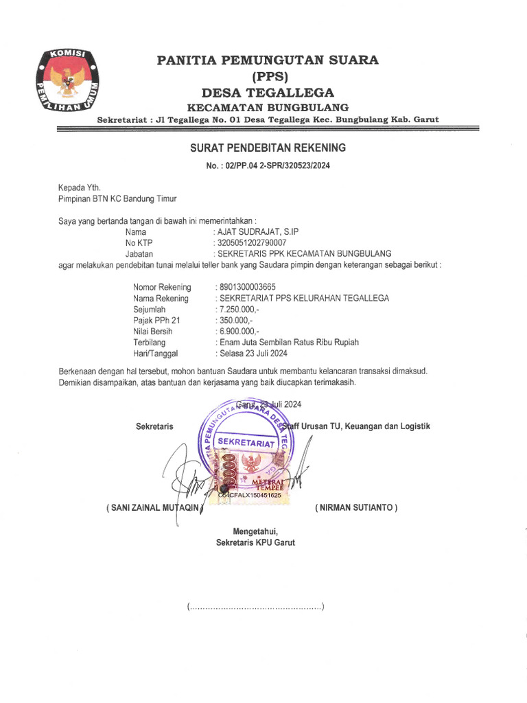 SI Juli Tegallega | PDF
