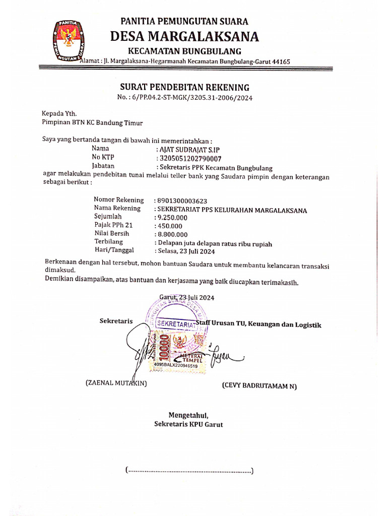 SI Margalaksana Juli | PDF