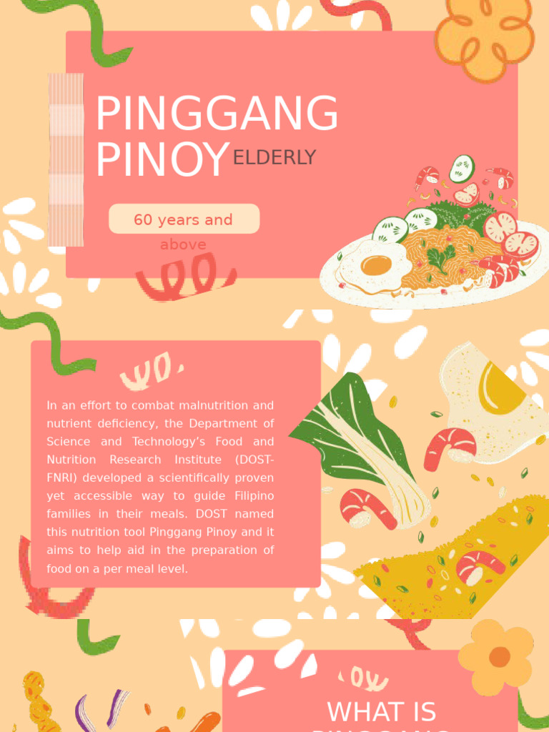 Pinggang Pinoy For Elderly - Ward Class | PDF