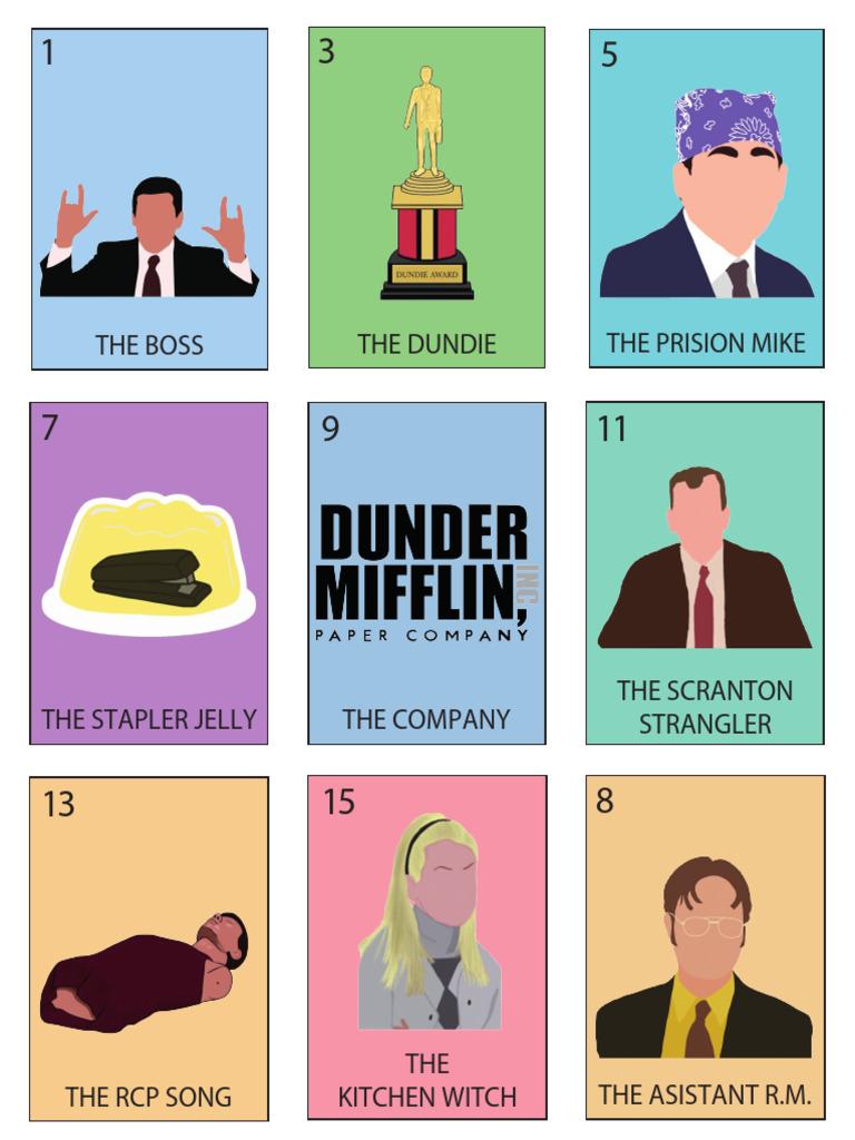 Lotería The Office | PDF