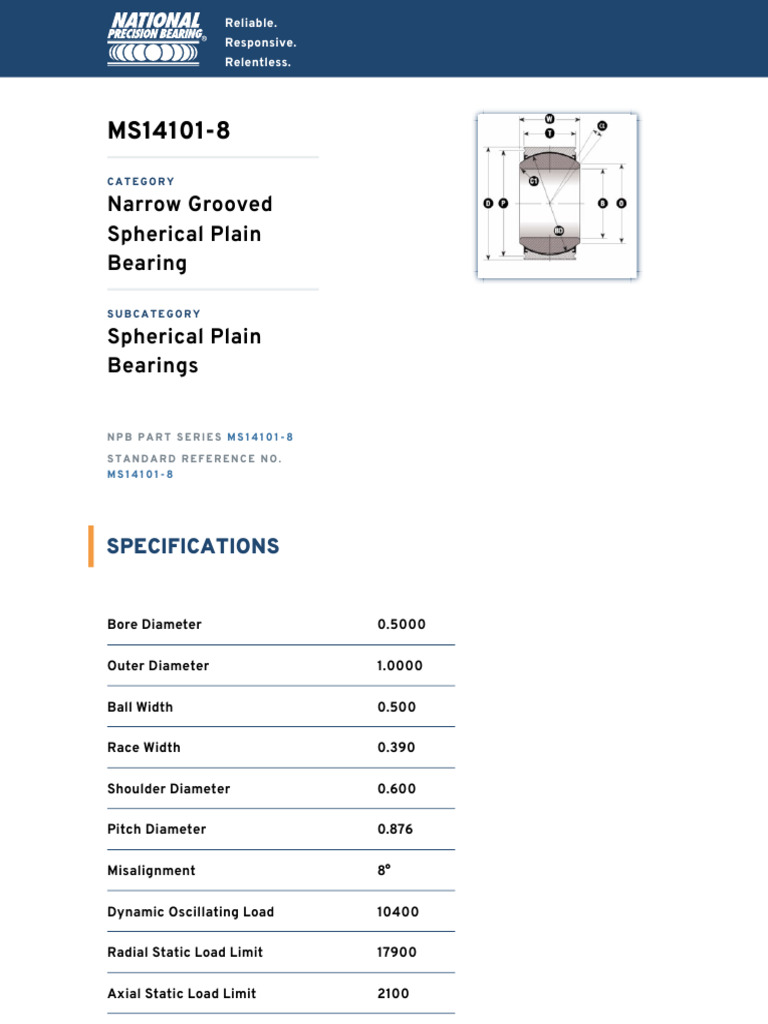 ms14101 8 Specifications | PDF