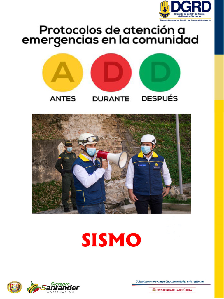 Protocolo Sismo | PDF