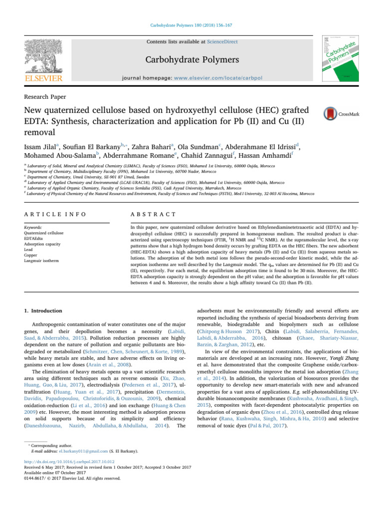 Carbohydrate Polymers | PDF