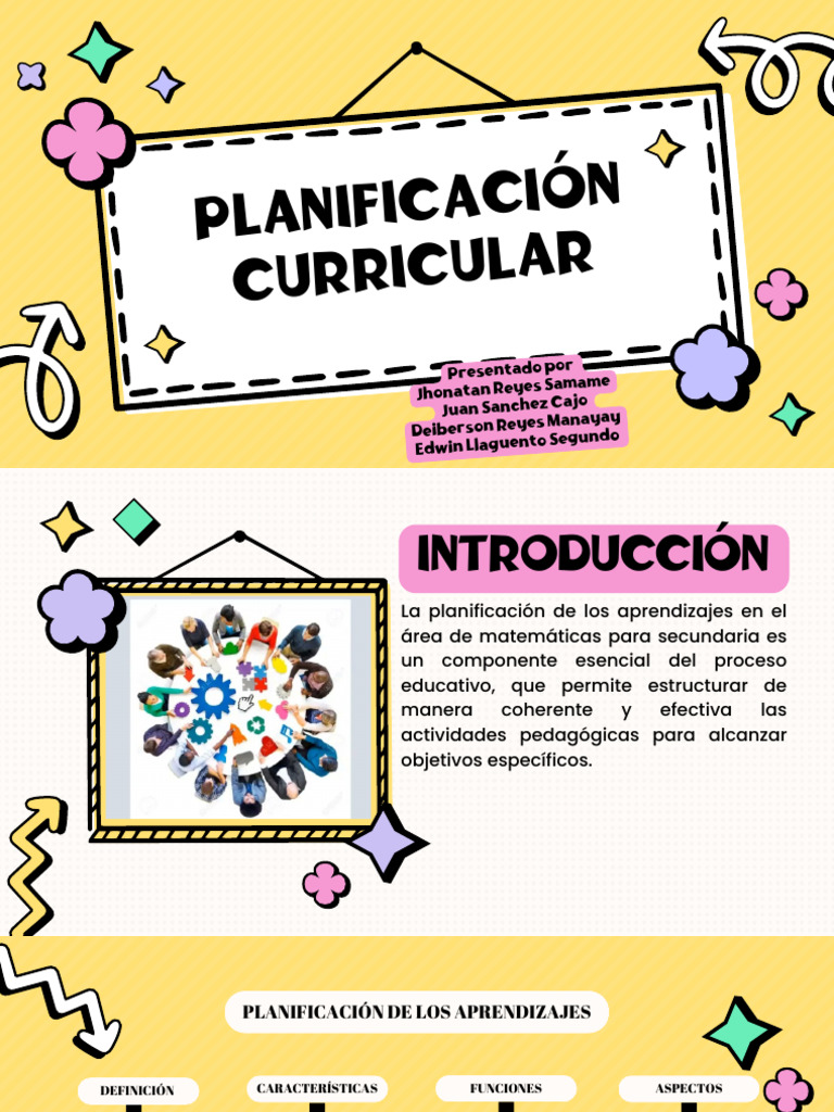 Planificacion Curricular | PDF