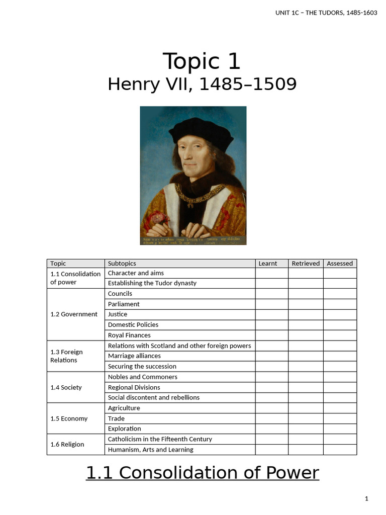 Henry VII Complete | PDF