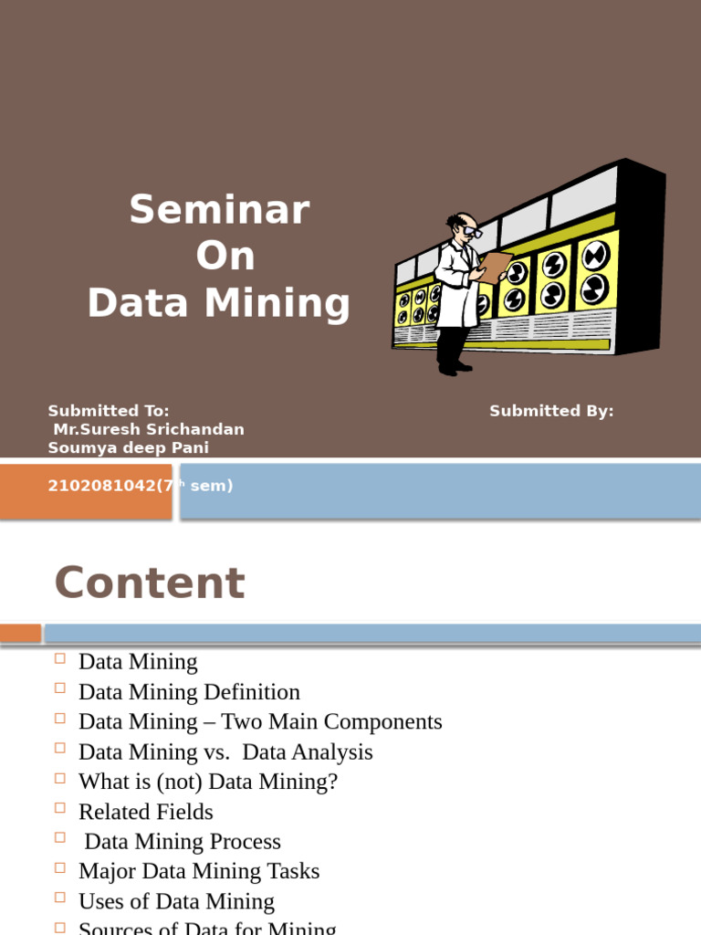 Data-Mining-ppt Saturady | PDF