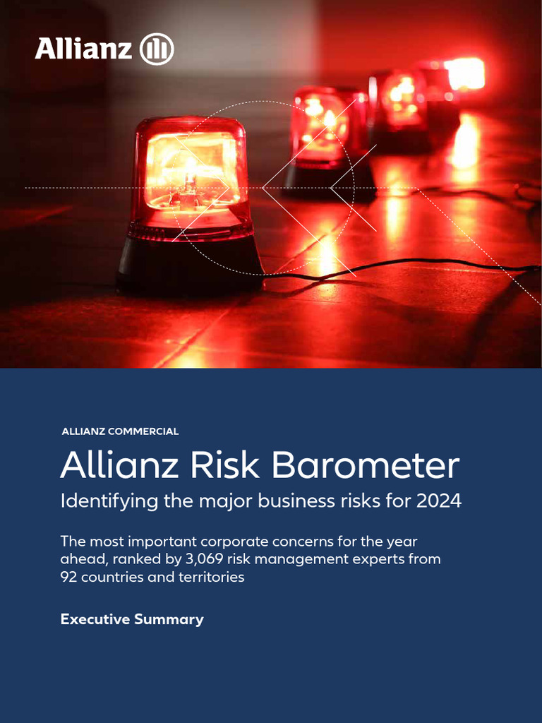 Allianz Risk Barometer 2024 Insights | PDF | Business