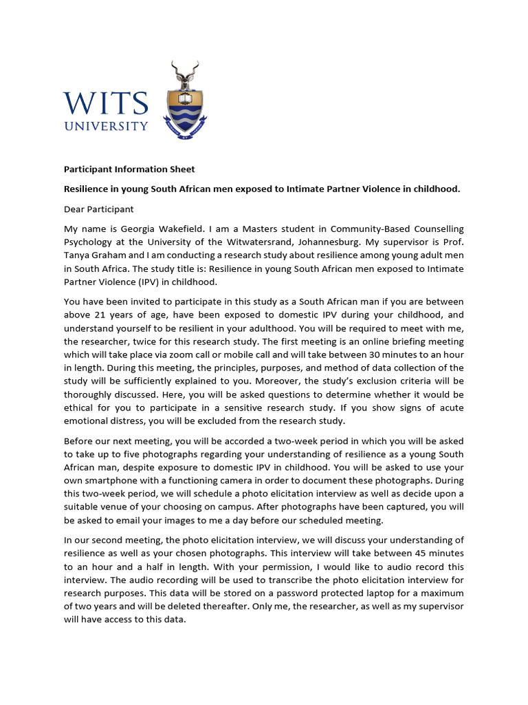 Participant_Information_Sheet | PDF