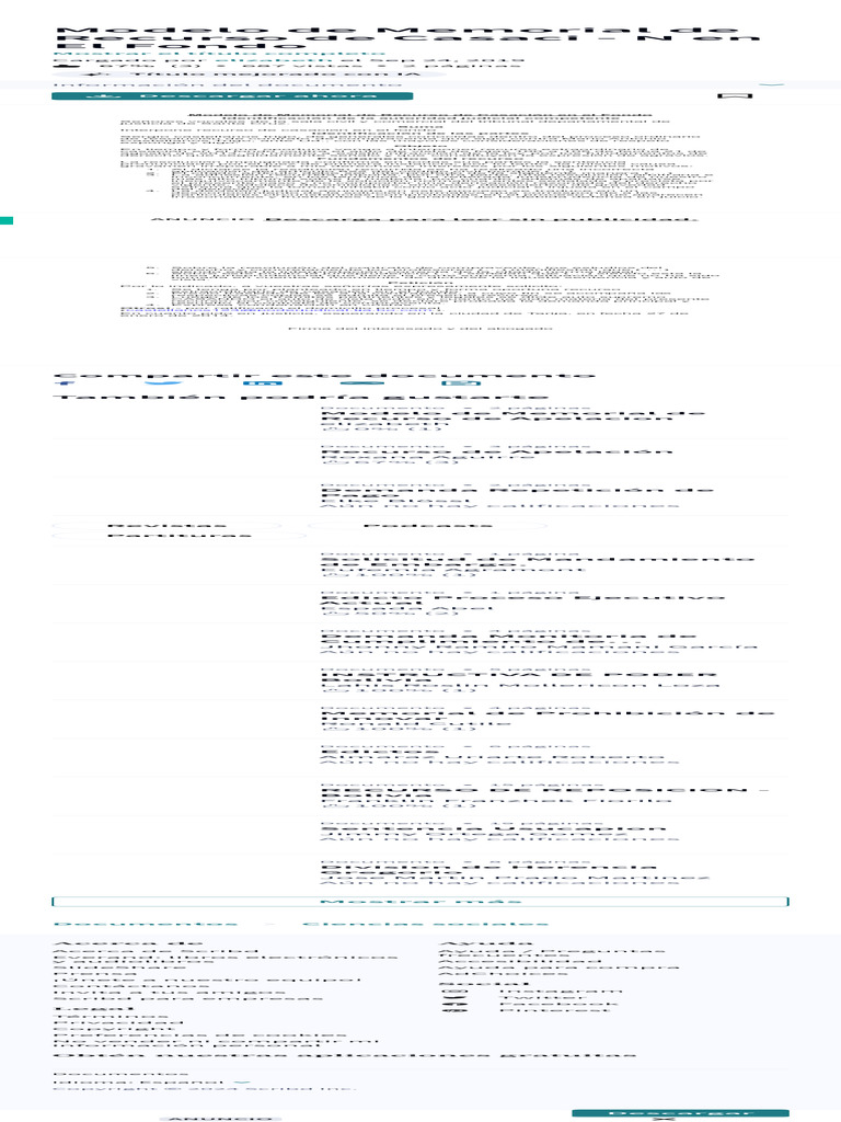 Modelo de Memorial de Recurso de Casaci - N en El Fondo PDF Caso de Ley Virtud | PDF