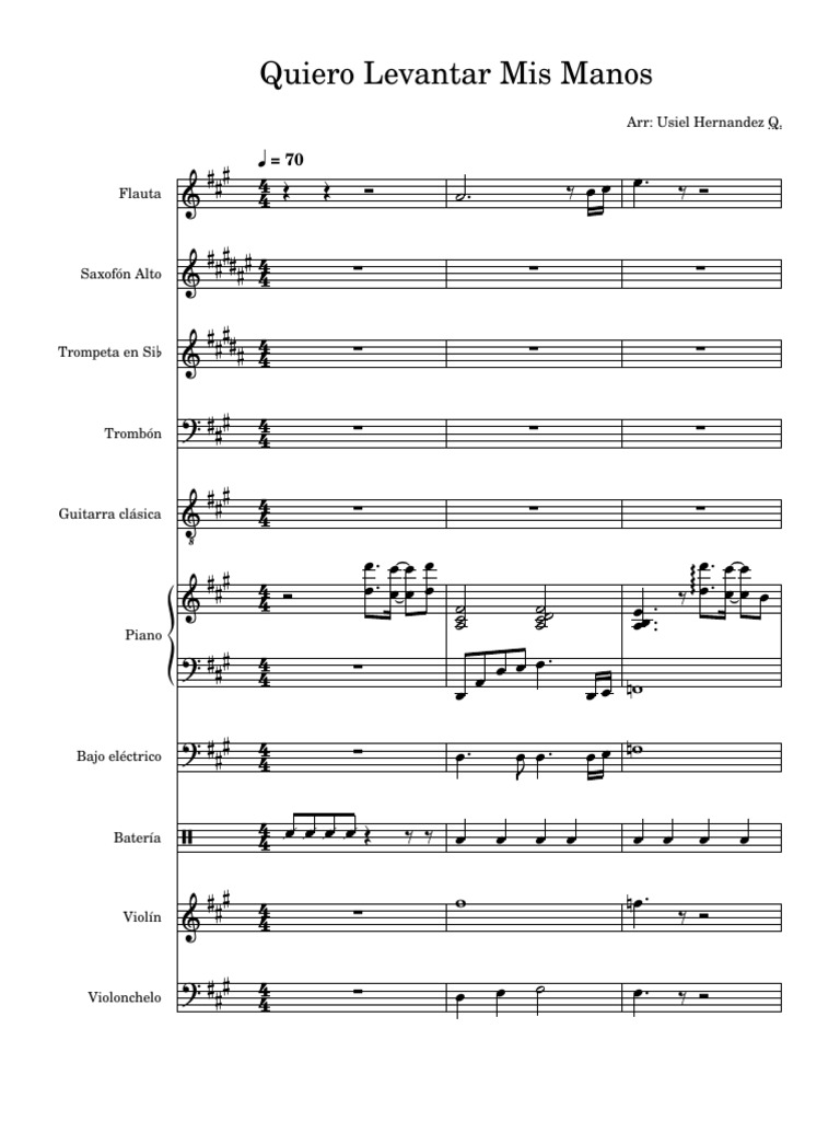 Quiero Levantar Mis Manos | PDF