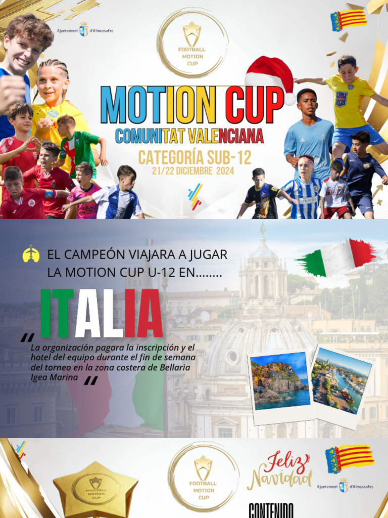 Motion Cup U-12 Navidad | PDF
