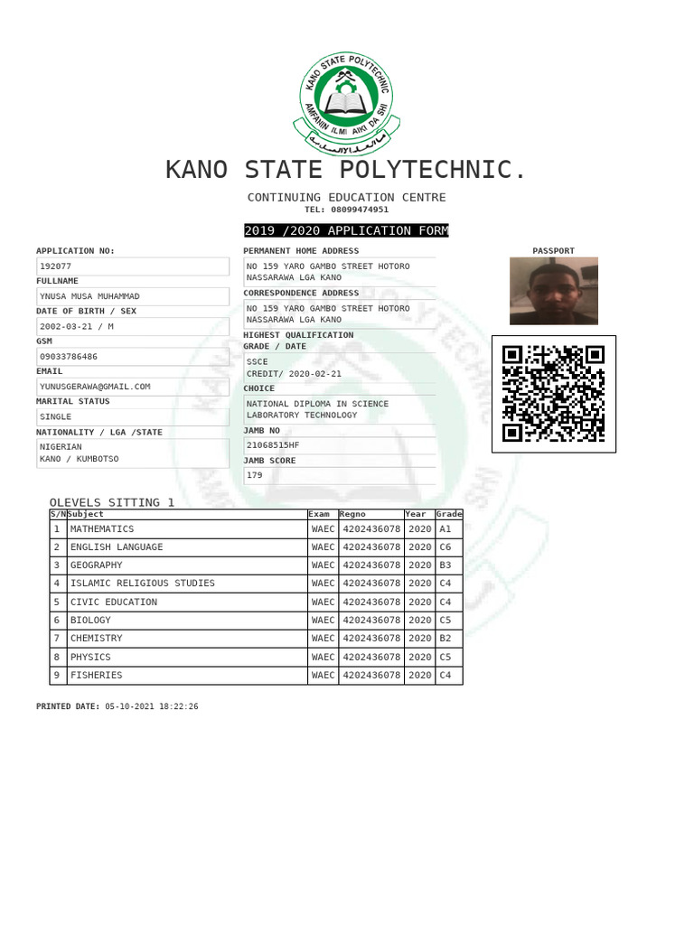 Appform No 192077 | PDF