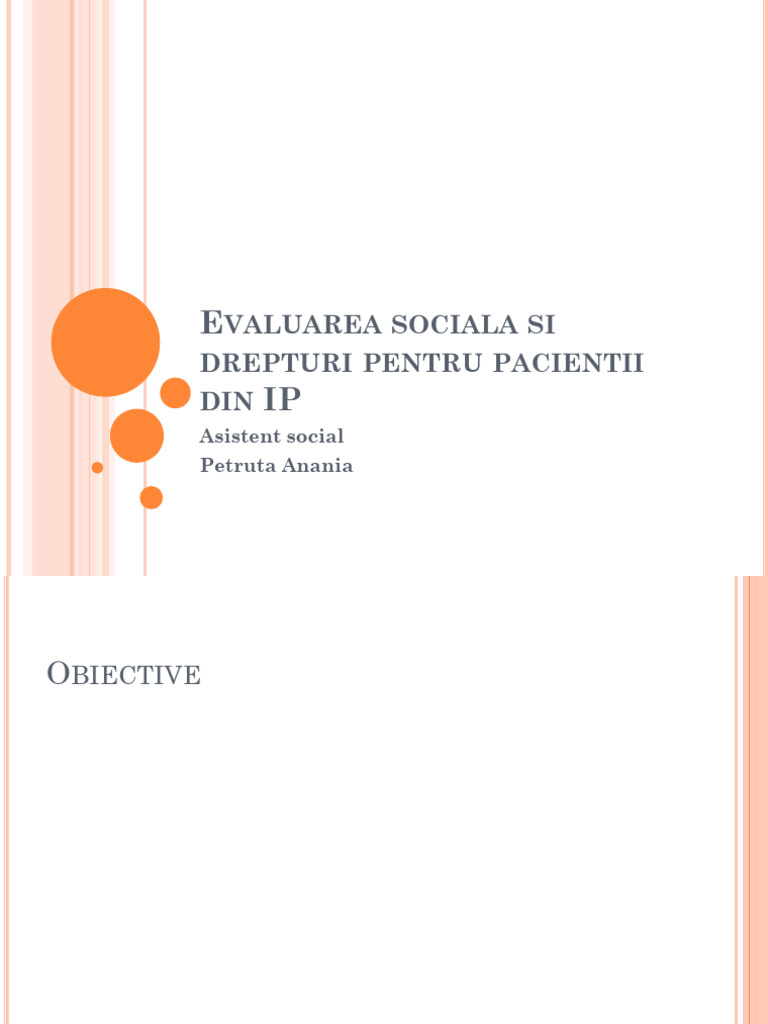 Evaluare Sociala Si Drepturi | PDF