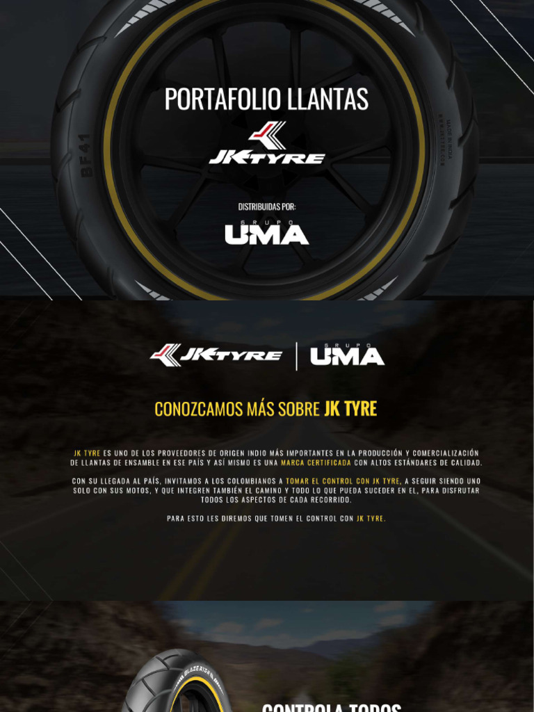 Catalogo Llantas Uma | PDF