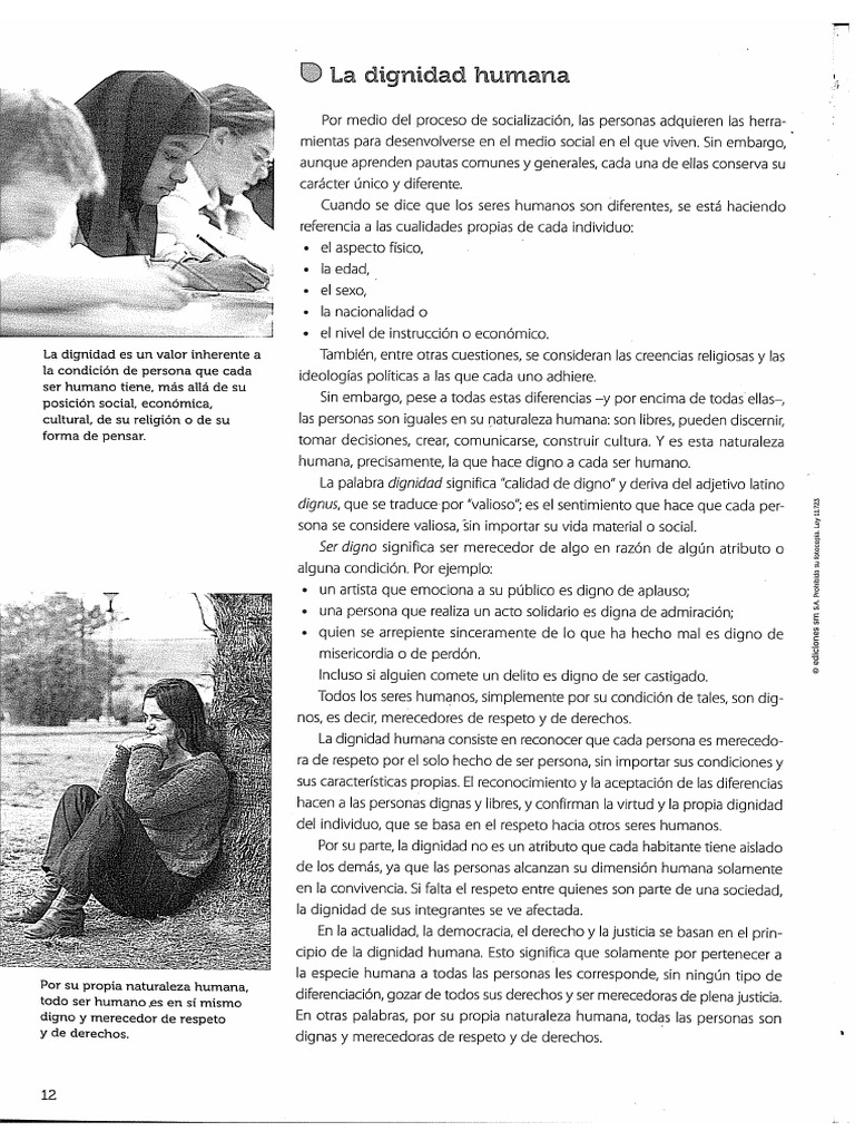 Dignidad Humana | PDF