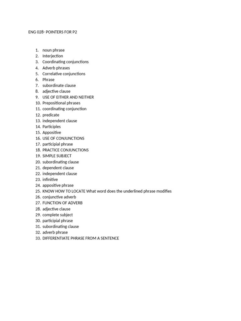 Eng 028 p2 Pointers | PDF