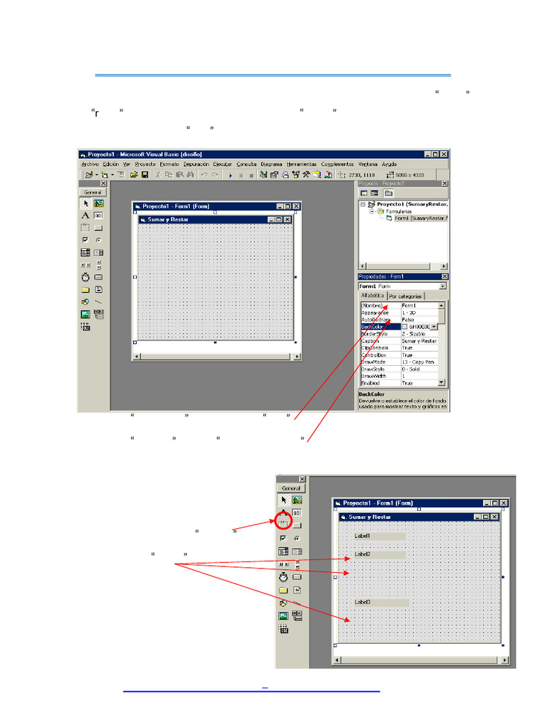 Visula Basic Sumar y Restas | PDF