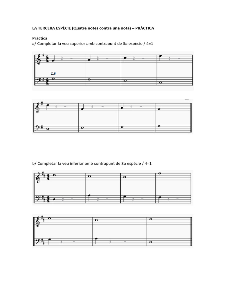 Cantus Firmus Guía | PDF