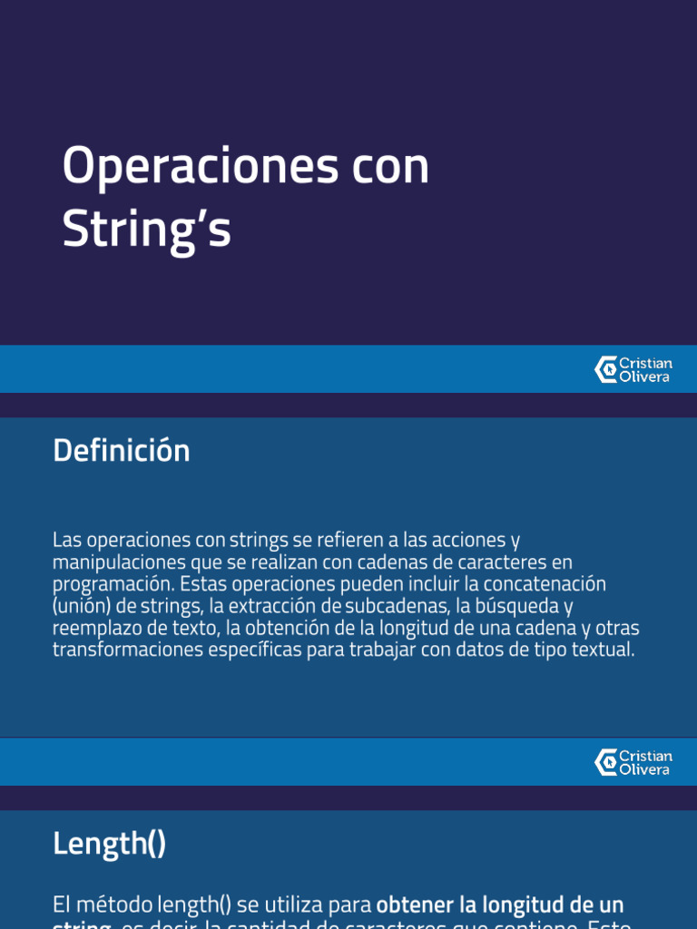 Operaciones Substring Java | PDF