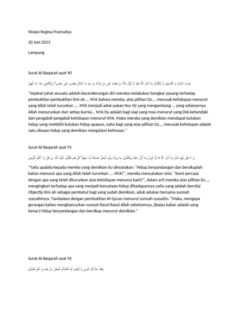 Tugas, Wulan Regina 20062023 | PDF