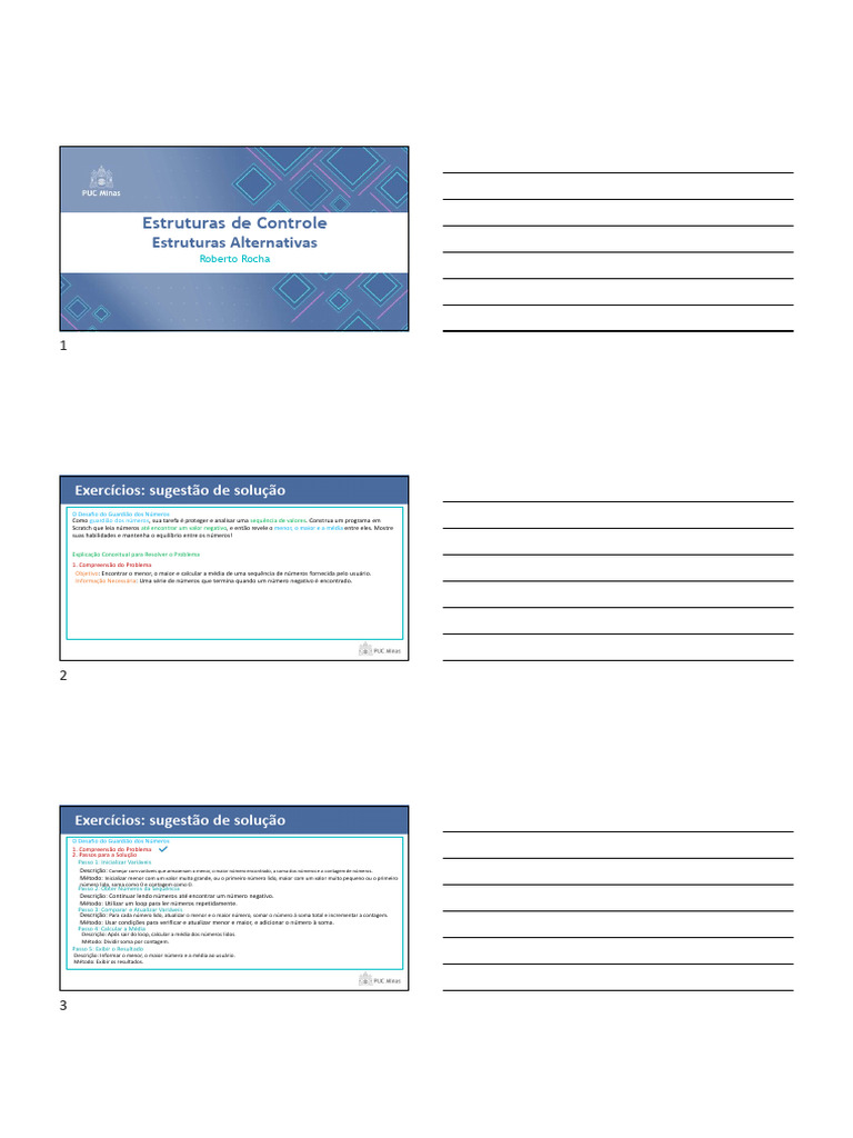 Aula 06 - Scratch - Condicional Ex03 - Enunciado | PDF