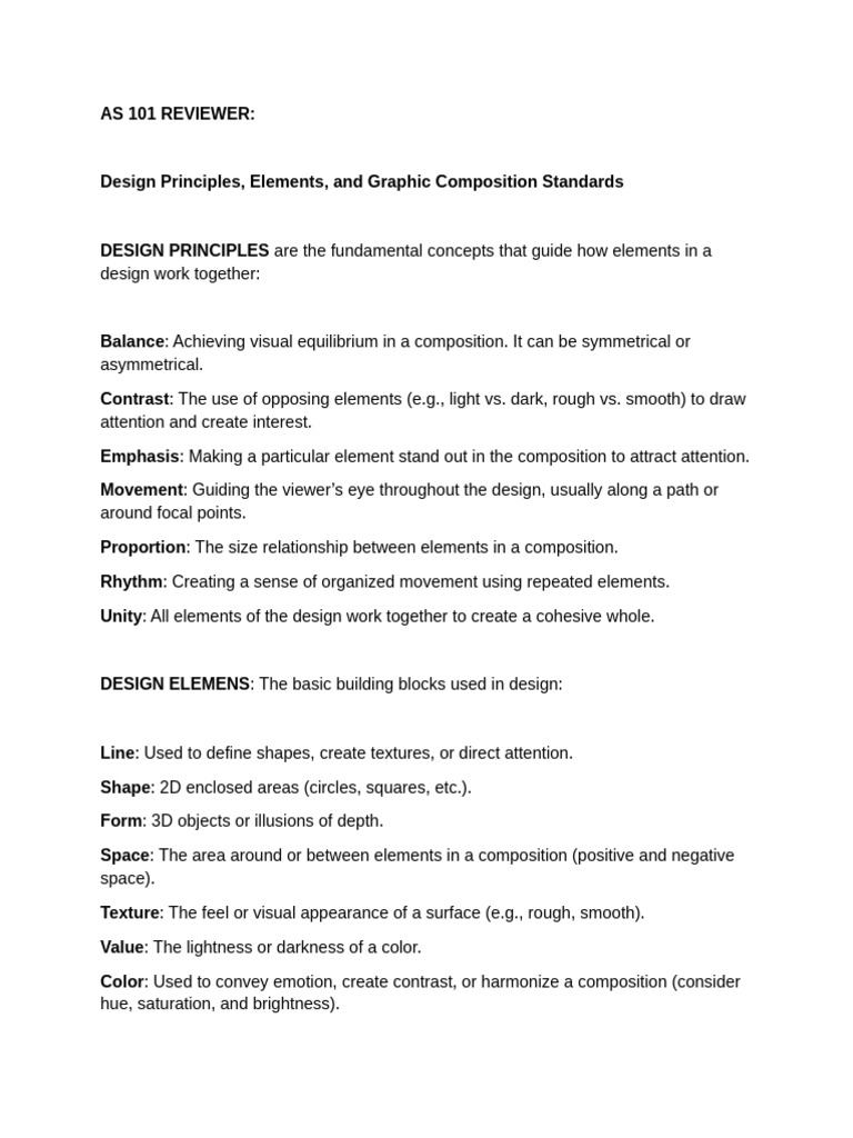 As 101 Reviewer | PDF