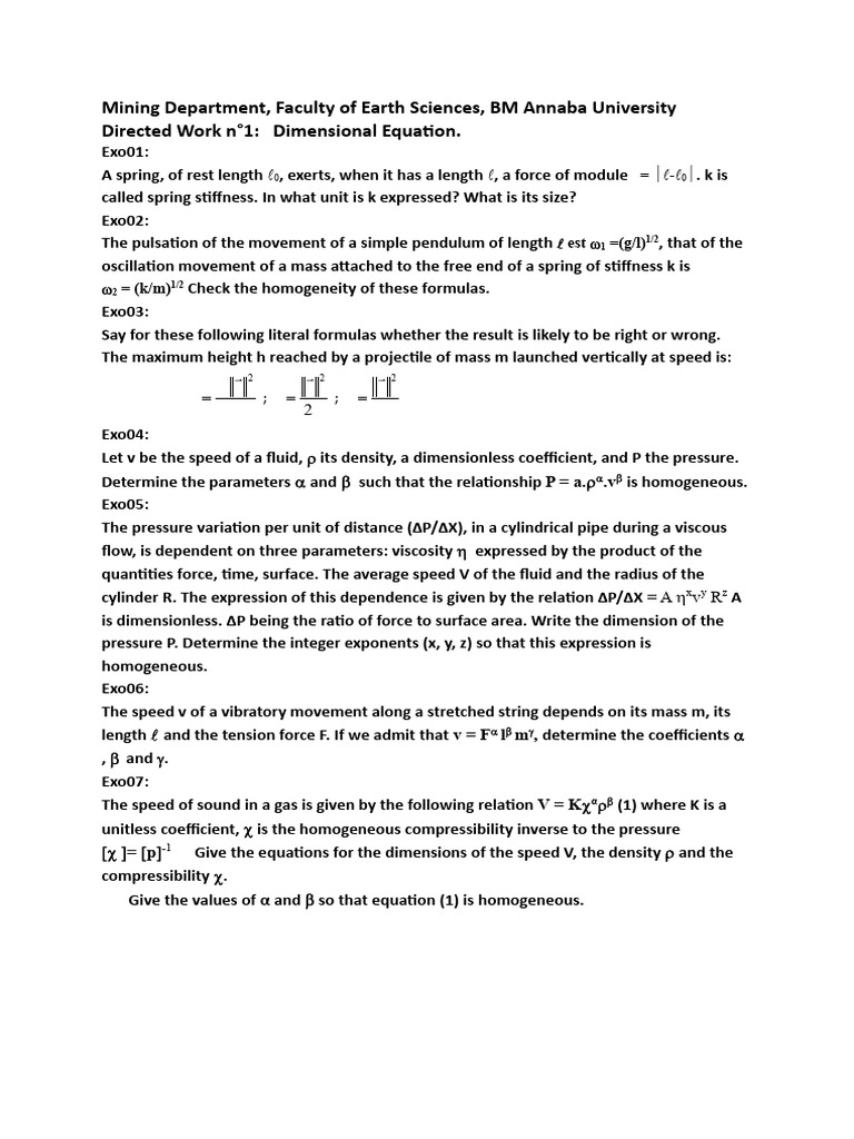 Directed Work N°1 | PDF