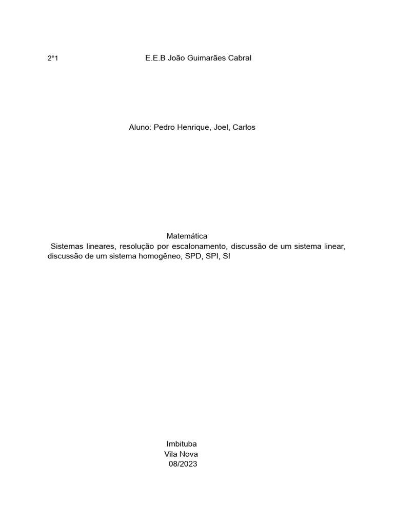 Matriz | PDF
