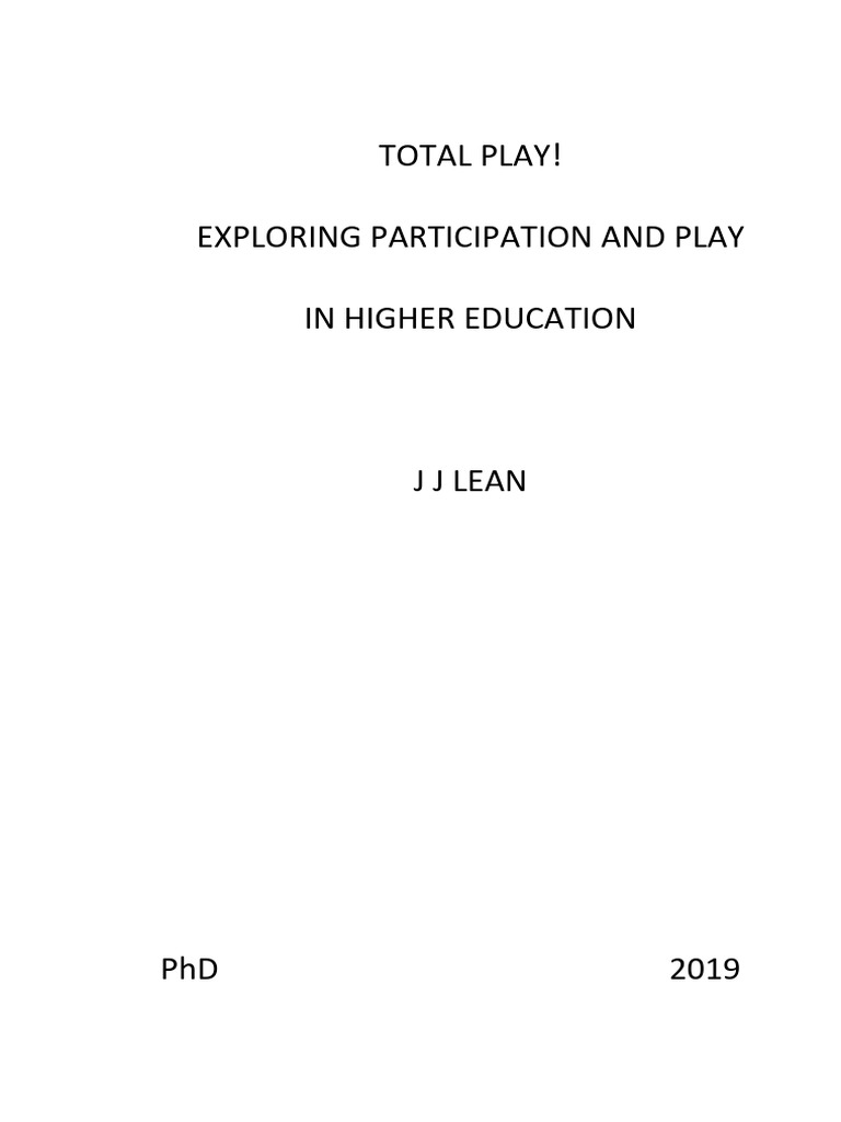John Lean PHD Thesis Final | PDF