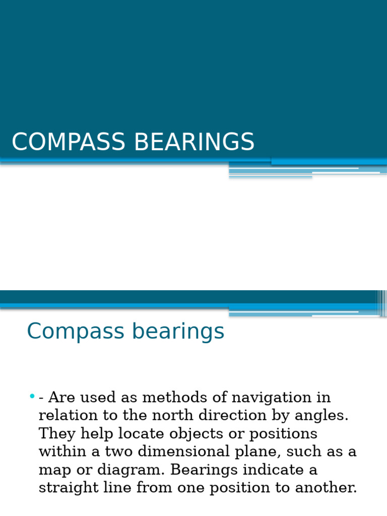 5 Compass Bearings | PDF