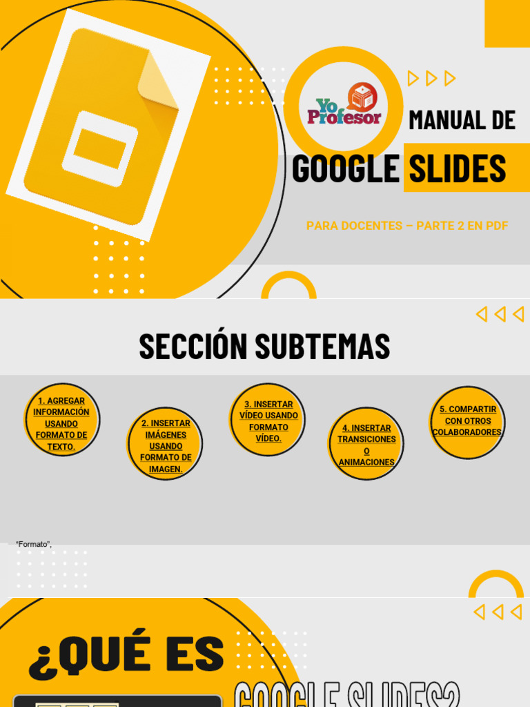 MANUAL DE GOOGLE SLIDES PARTE 2 | PDF