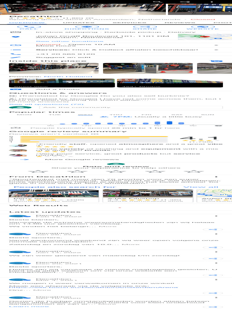 Decathlon Amsterdam - Google Search | PDF