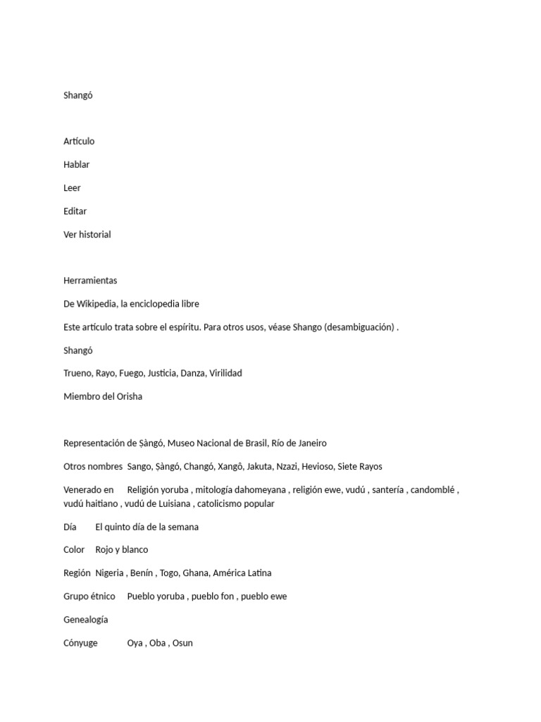 Shango 6 | PDF