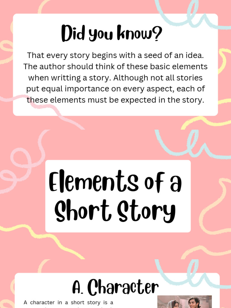Essential Elements of Short Stories | PDF | Narration | Philosophy