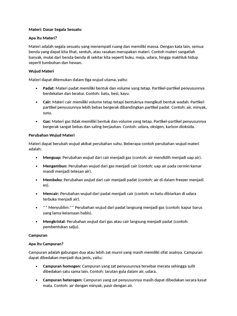 Pengertian Materi Pdf