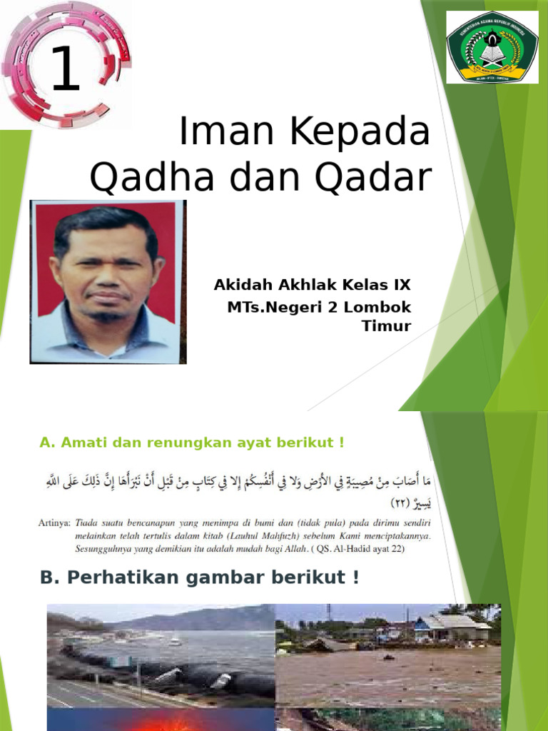 Bab 5 PPT-Qadha-dan-Qadar | PDF