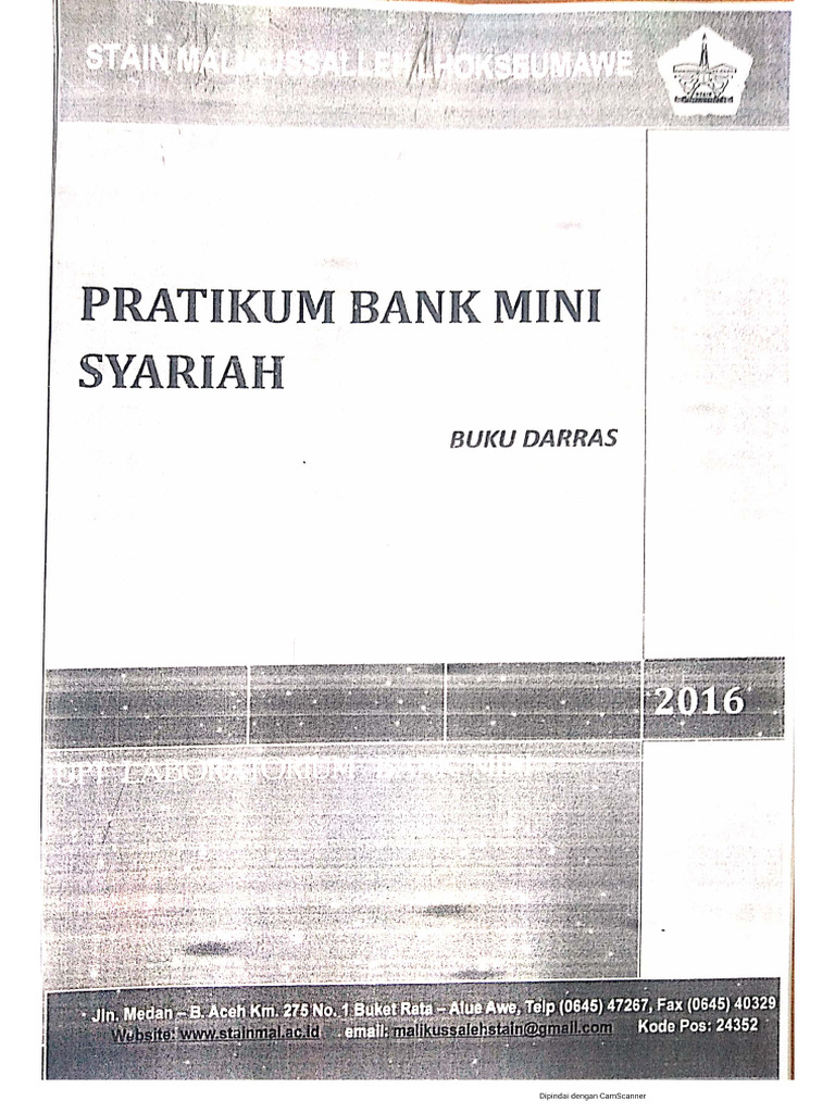 Praktikum Bank Mini Syariah | PDF