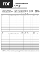 Netball Score Sheet Template | PDF | Team Sports | Ball Games