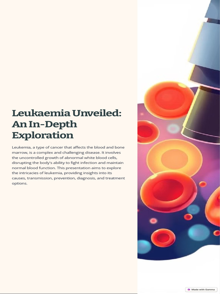 Leukaemia-Unveiled-An-In-Depth-Exploration | PDF